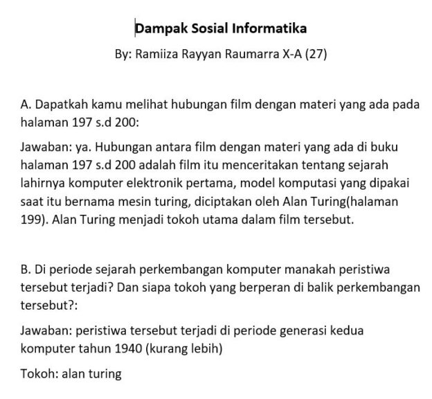 Dampak Sosial Informatika (DSI) | ICT Learning